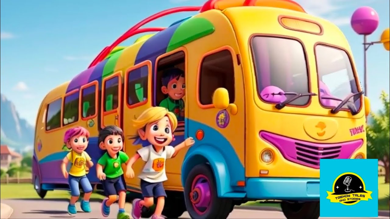 🍭 Wheels on the Buss | Magical Candy Adventure | Fun Kids Storytime ...