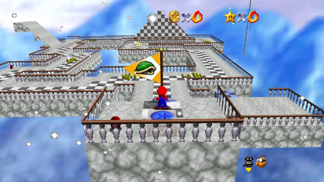 the flying castle with 10 stars by Special Thing Creator - Mario ...