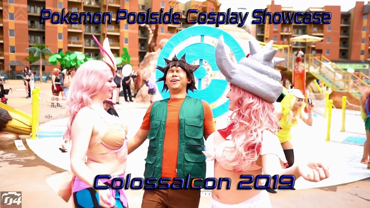 Pokemon Poolside Cosplay Showcase - Colossalcon 2019 - YouTube