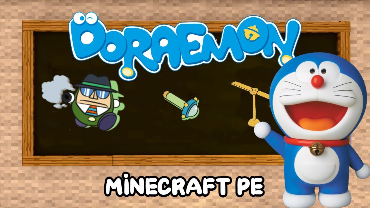 DORAEMON MINECRAFT PE || MINECRAFT DORAEMON MOD || DORAEMON MOD ...