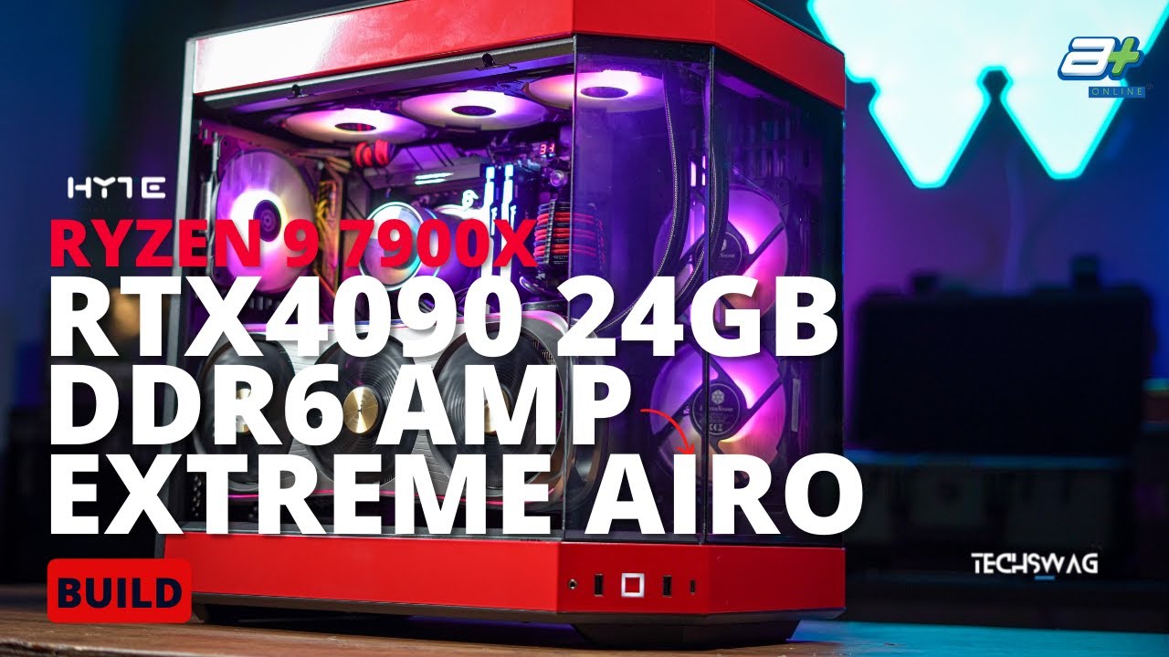TechSwag by Azio #29 - Red Hyte Y60 with a Ryzen 9 7900X & RTX4090 PC ...