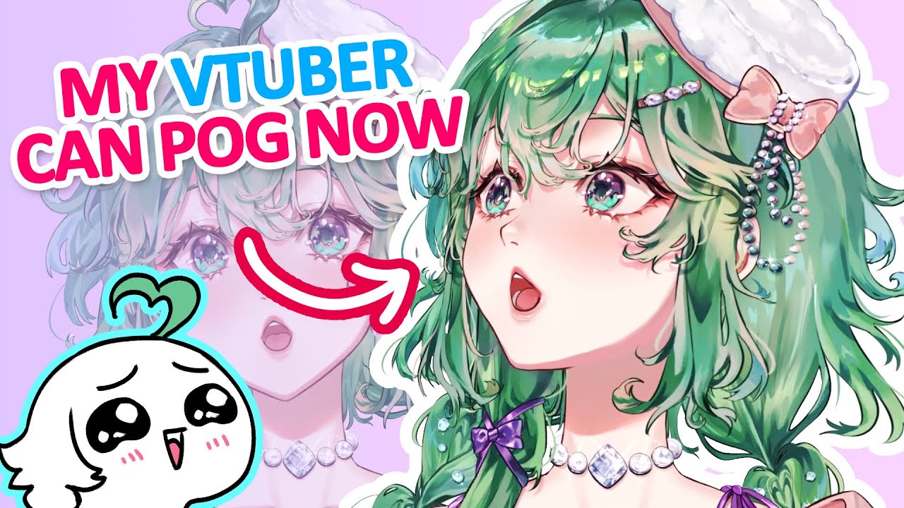 How I Made My VTuber Move! 🌸💚 [Part 2: Rigging the Eyes, Mouth, and ...