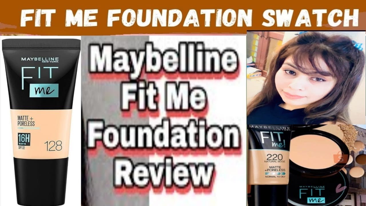 Maybelline Fit me Foundation Review shade 👍128 warm nude vs shade 128 ...