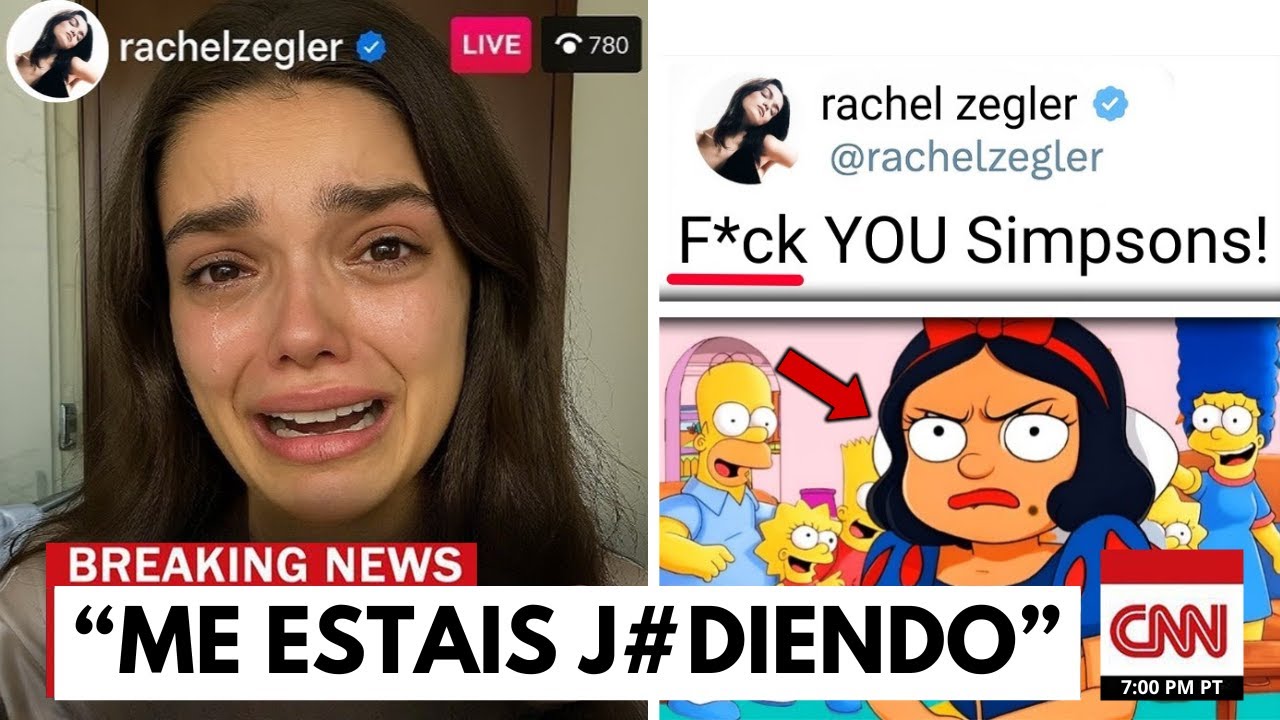 Rachel Zegler SE ENOJA Tras la BURLA de Los Simpsons en su Último ...