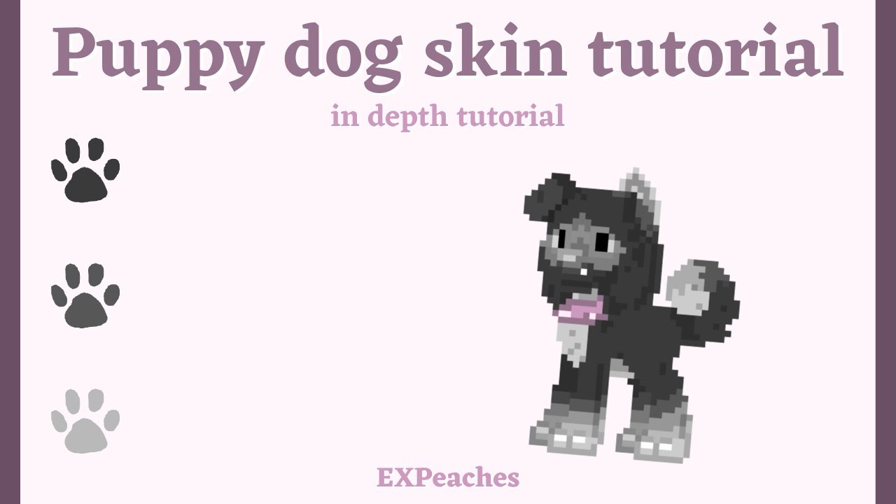 How To Make A Puppy Dog Skin Pony Town Tutorial simple YouTube How To Make A Puppy Dog Skin Pony Town Tutorial simple YouTube