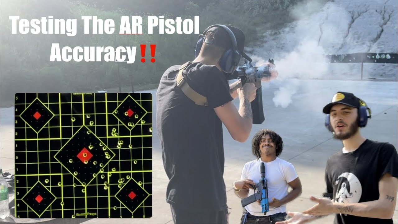 Testing The AR Pistol Accuracy!!! (Red Dot From 25 Yards!) - YouTube