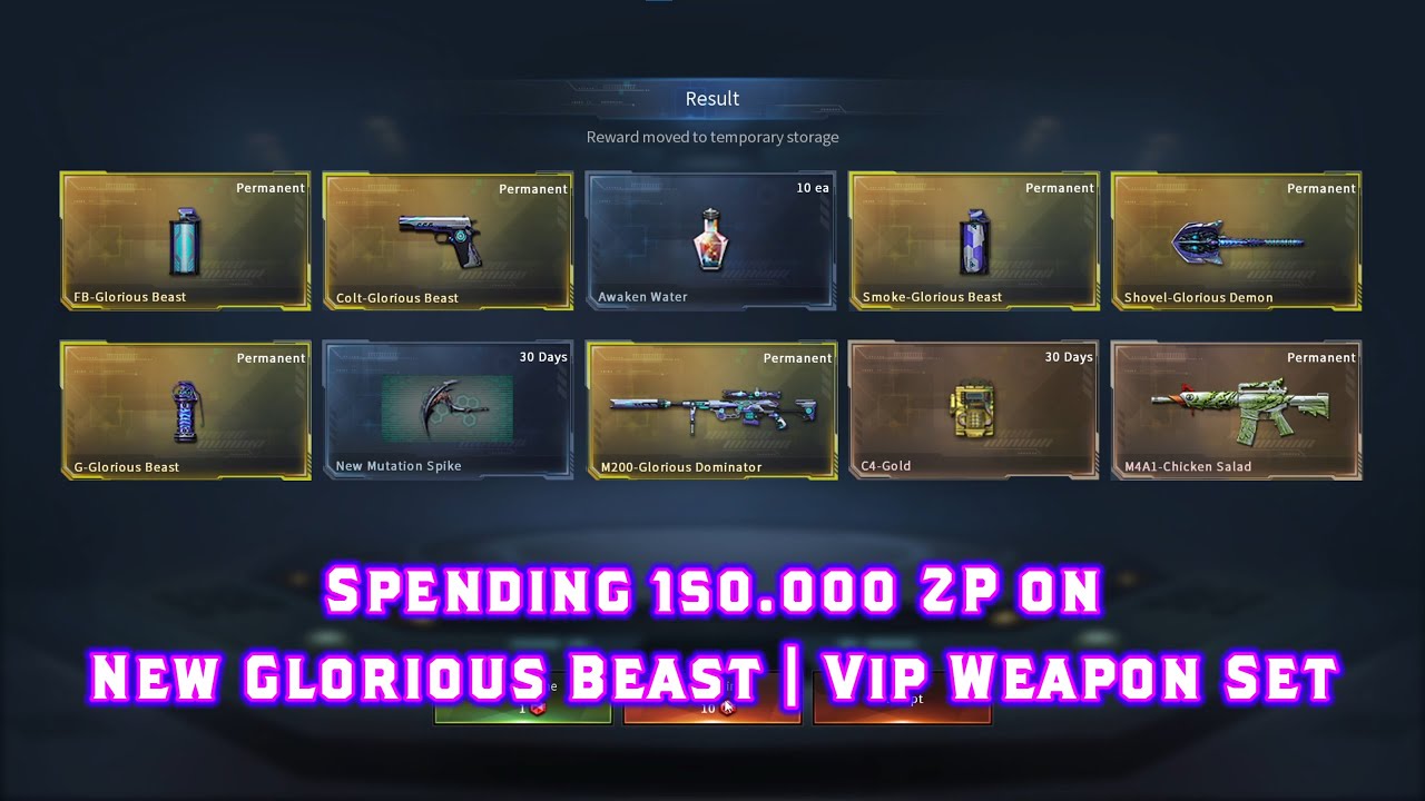 Crossfire West | Spending 150.000 ZP on *NEW* Glorious Beast | VIP ...