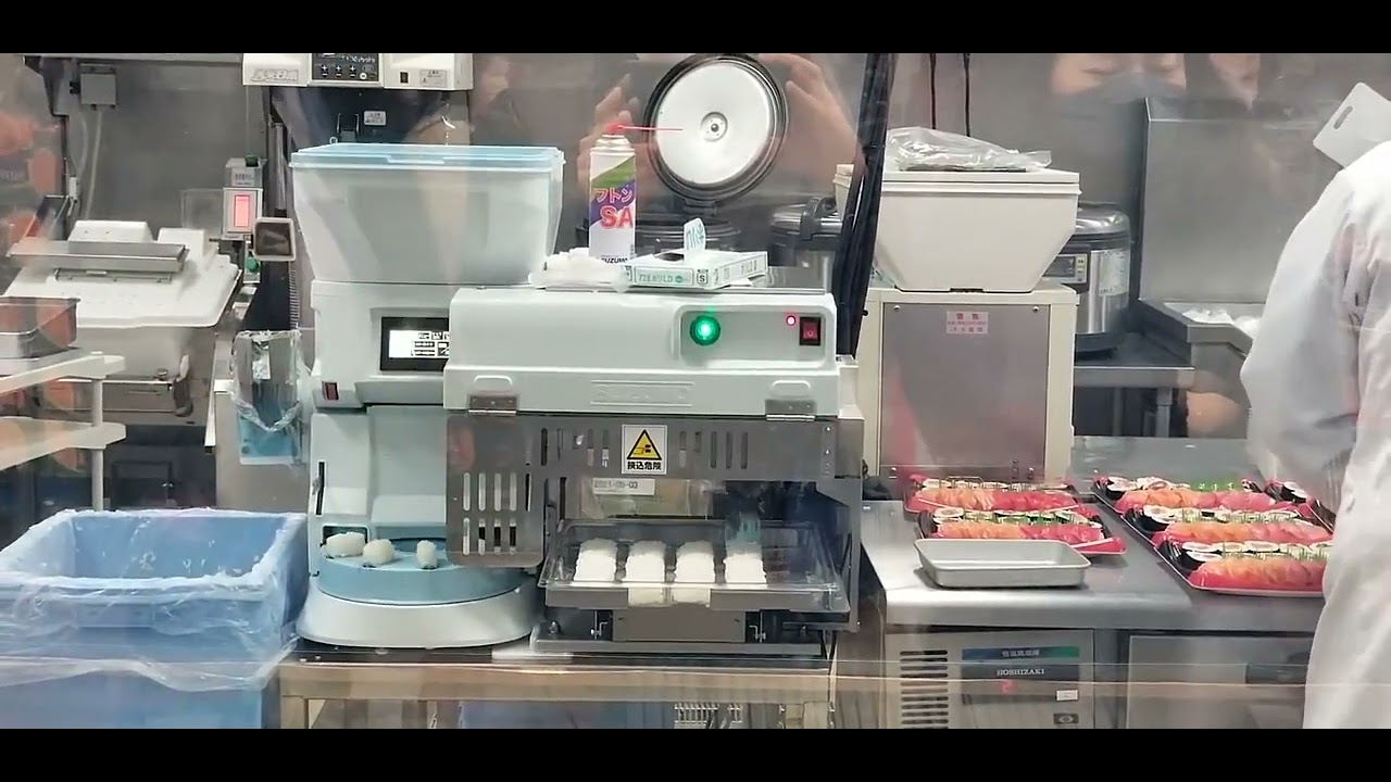 Costco Sushi machine - YouTube