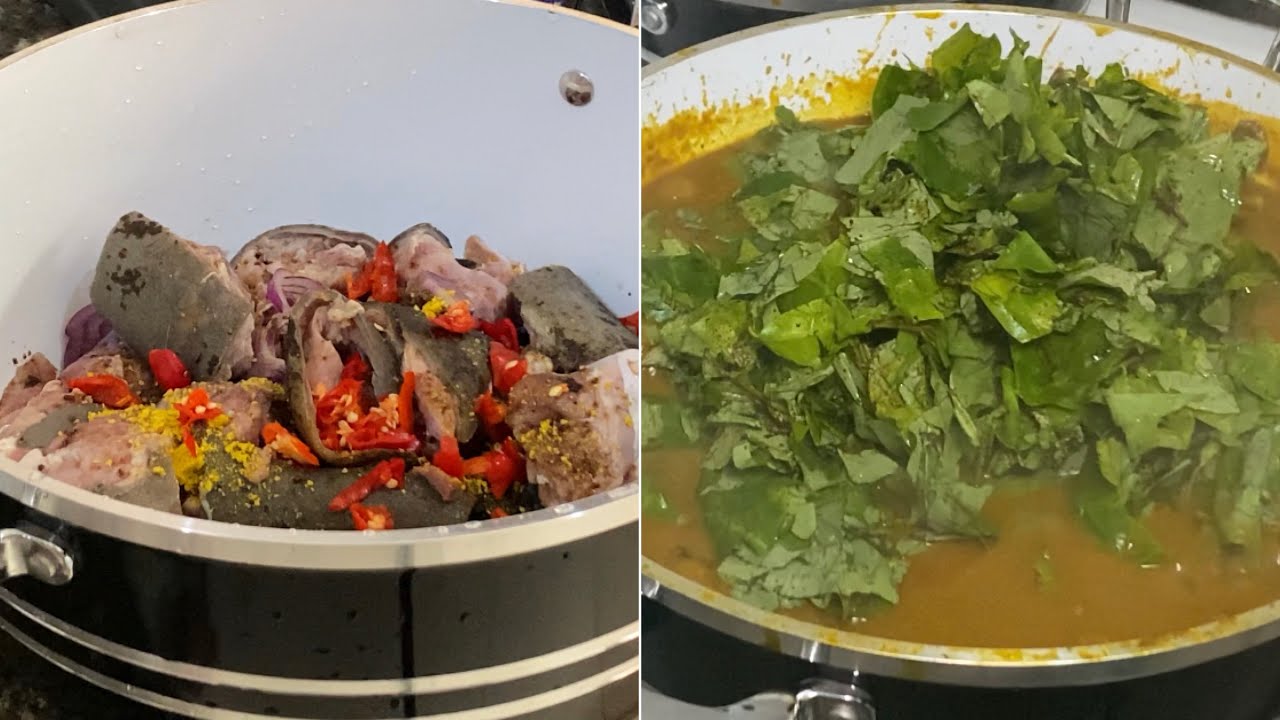 The Best Method To Make OHA Soup With EDE (coco yam) | Try this and you ...