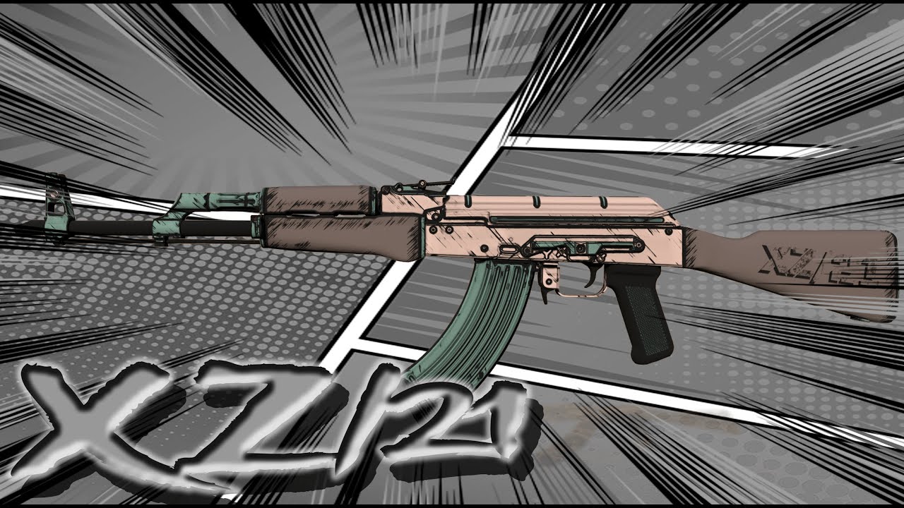 AK47 XZ/21 Blanched - YouTube
