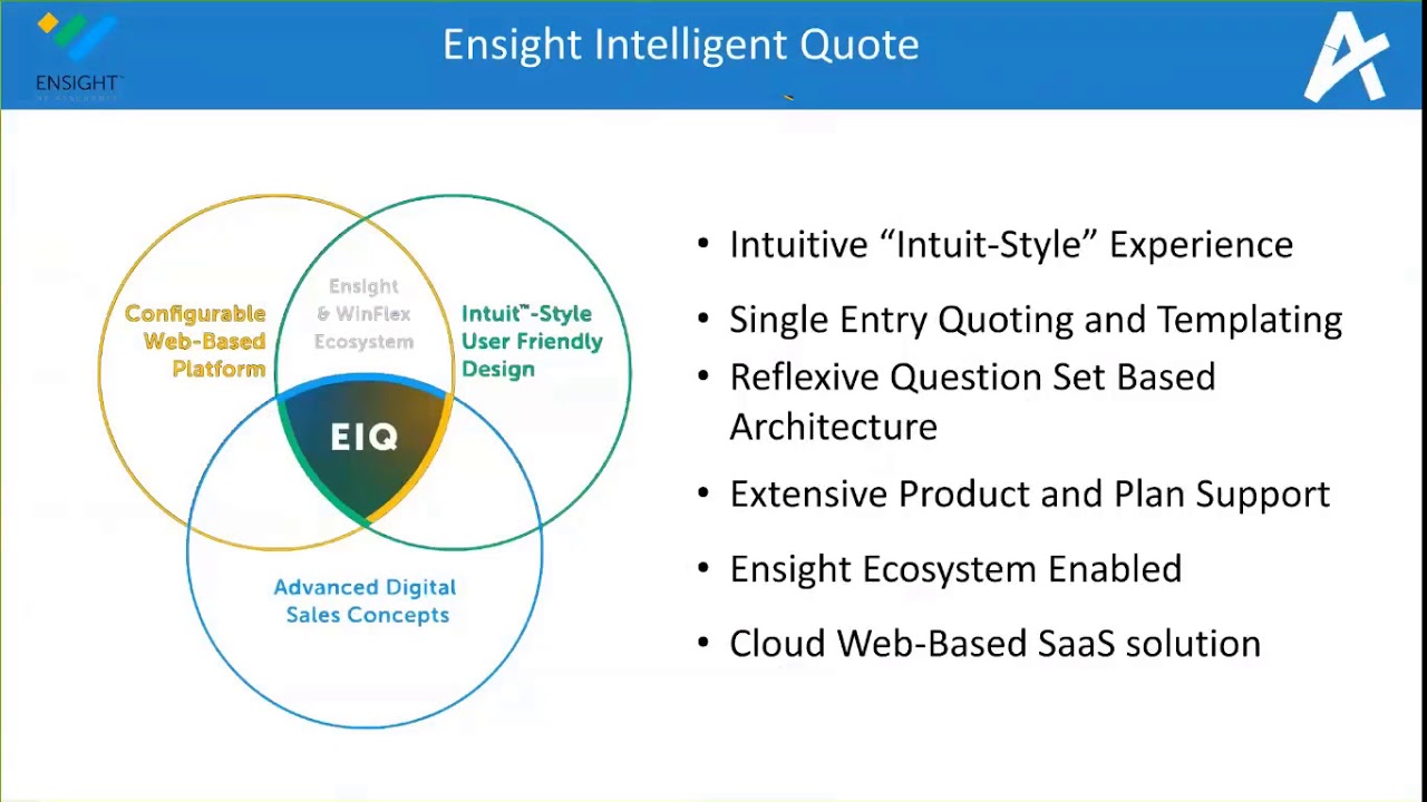 Ensight Intelligent Quote for WinFlex 10 4 18 - YouTube