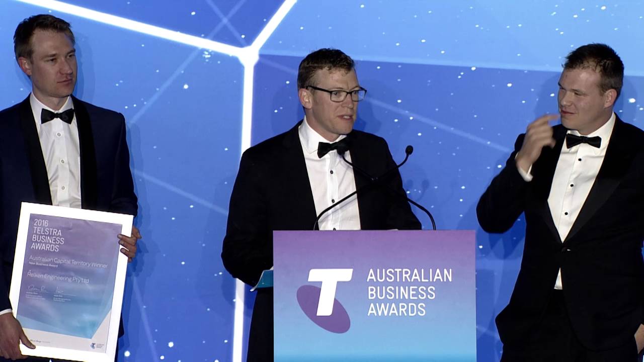 2016 Telstra ACT New Business Award Winner - Relken Engineering Pty Ltd ...