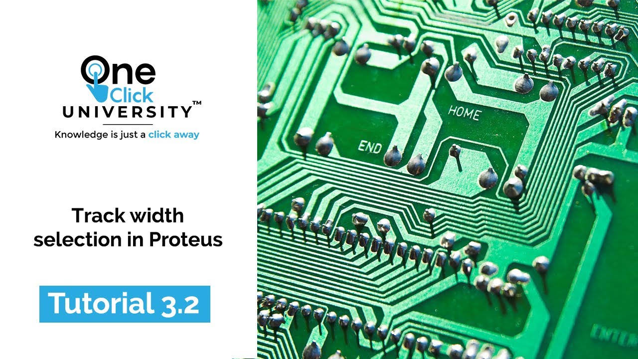 Tutorial 3.2 | PCB Designing | Track width selection in Proteus | PCB ...