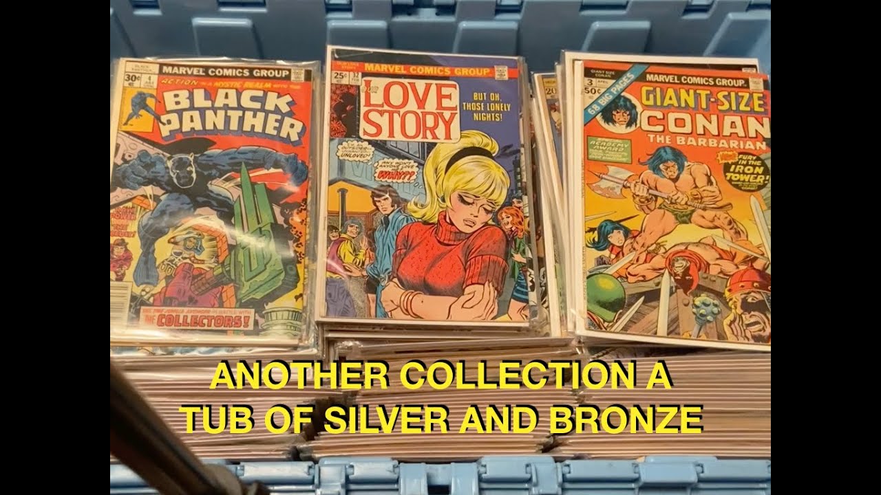 I Bought Another Comic Collection - A Tub of Silver and Bronze Age Books - YouTube