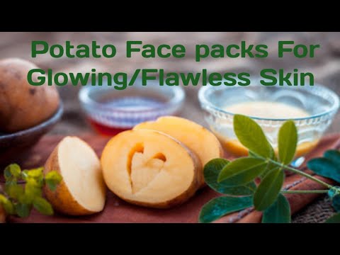 Potato face packs for young,Glowy and flawless Skin| Easy to make🥔👌 ...