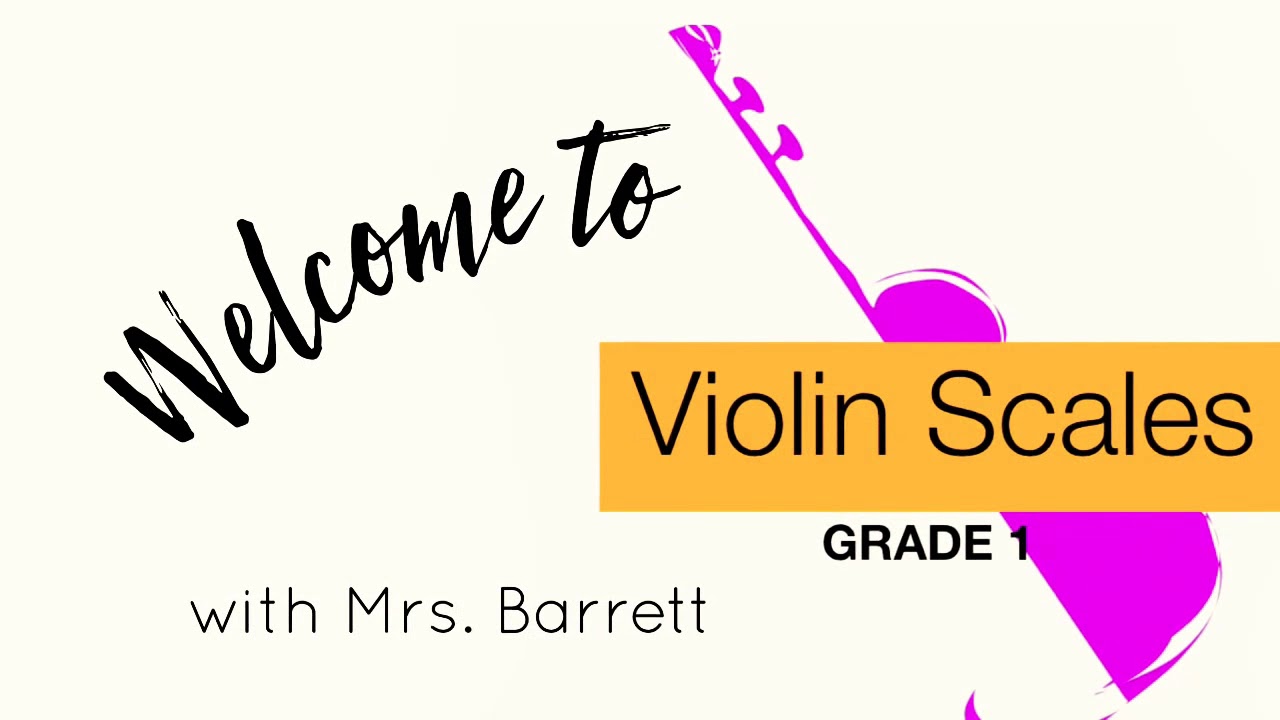 ABRSM Grade 1 Violin Exam Scales - YouTube