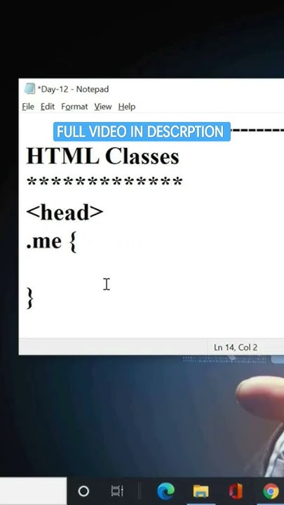 Html classes & ids #telugu #softwaredeveloper #shorts #viral #trending ...
