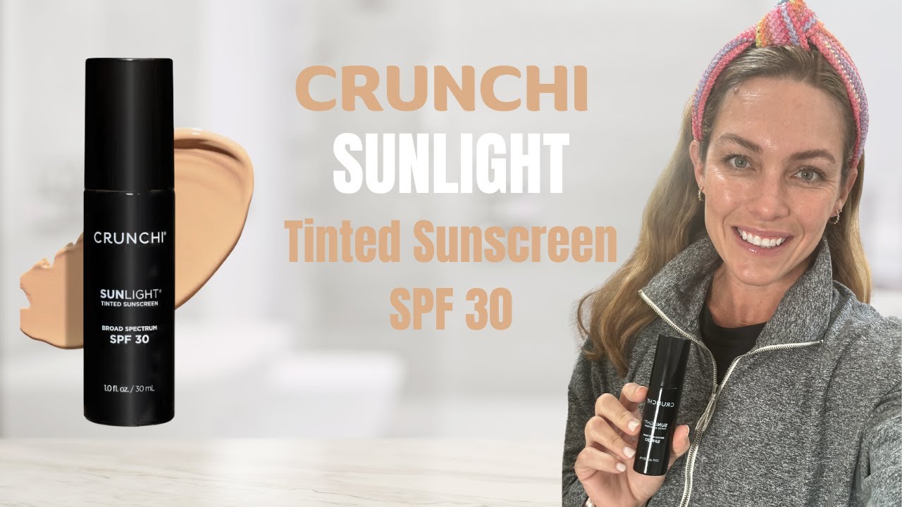How to use Crunchi's Sunlight Tinted SPF 30 - YouTube