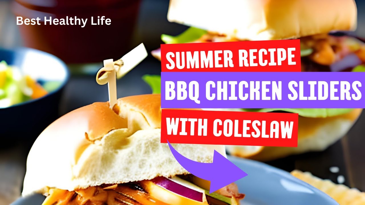 Delicious BBQ Chicken Sliders: Irresistible Coleslaw Combo! - YouTube