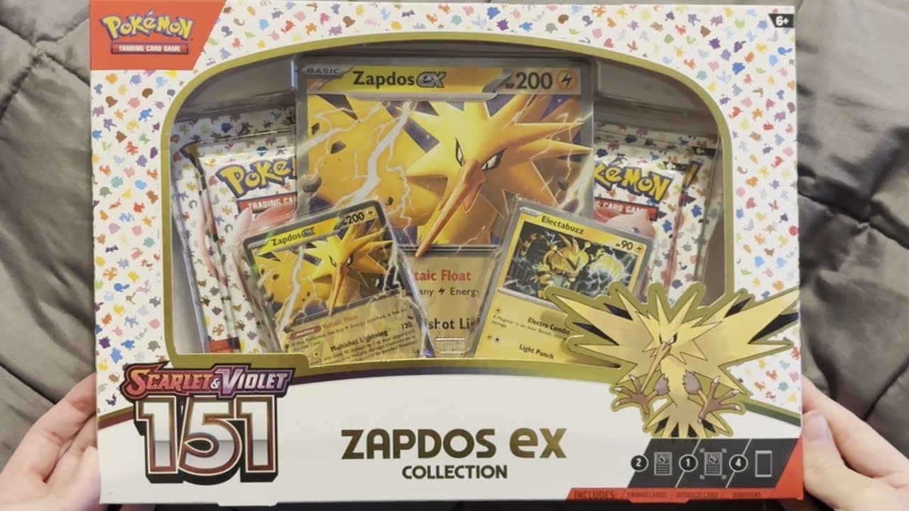 Pokemon 151 Zapdos ex Box Opening! | Pokemon TCG - YouTube