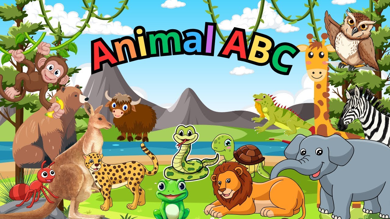 Animals ABC | ABC Animals World | Alphabet Animals Song | Nursery ...
