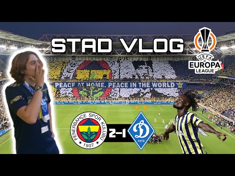 İNTİKAM ALINDI! | Avrupa Ligi: Fenerbahçe 2 - 1 Dinamo Kiev STAD VLOG