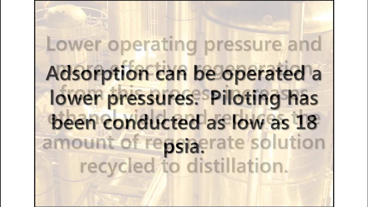 Molecular Sieve Ethanol Dehydration & Adsorption Process | Thermal ...