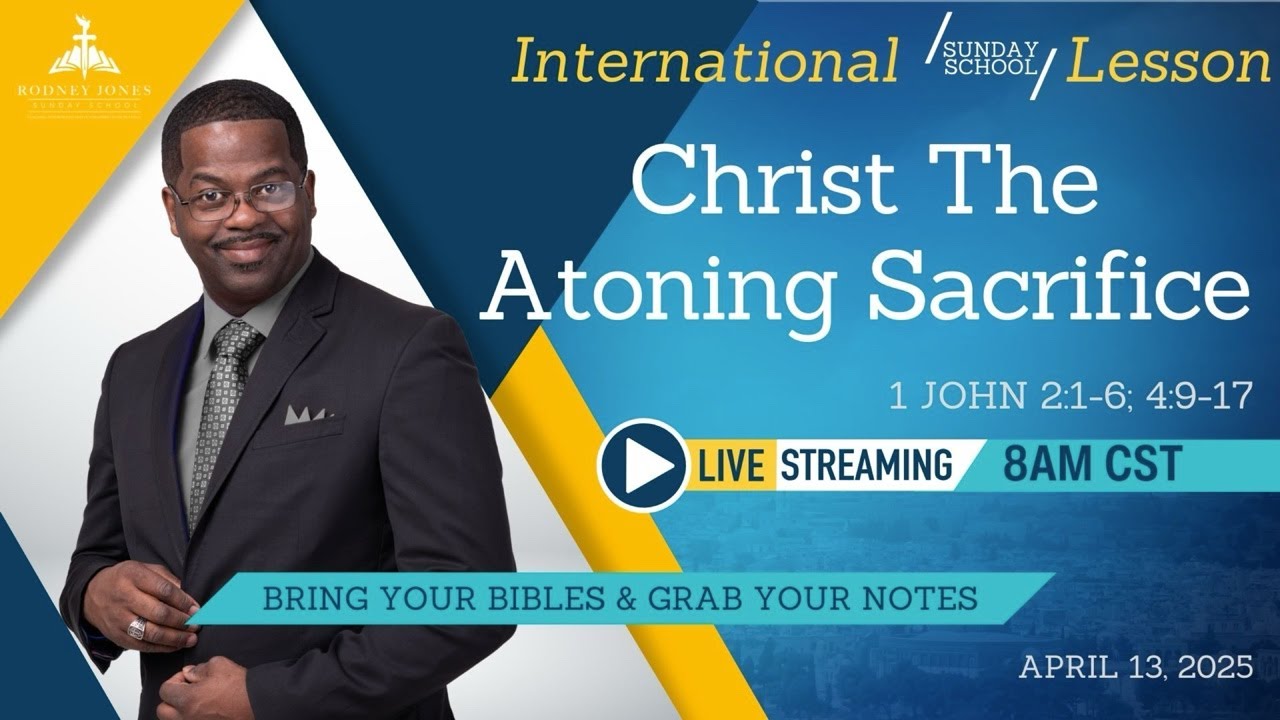 Join Pastor Rodney Jones LIVE, International Sunday School Lesson ...