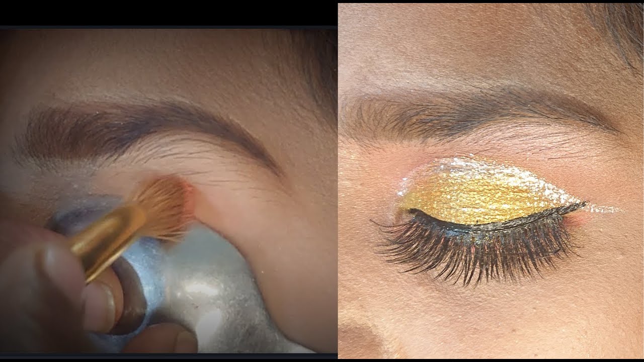 How to do eyes makeup with the help of spoon#eyemakeup - YouTube