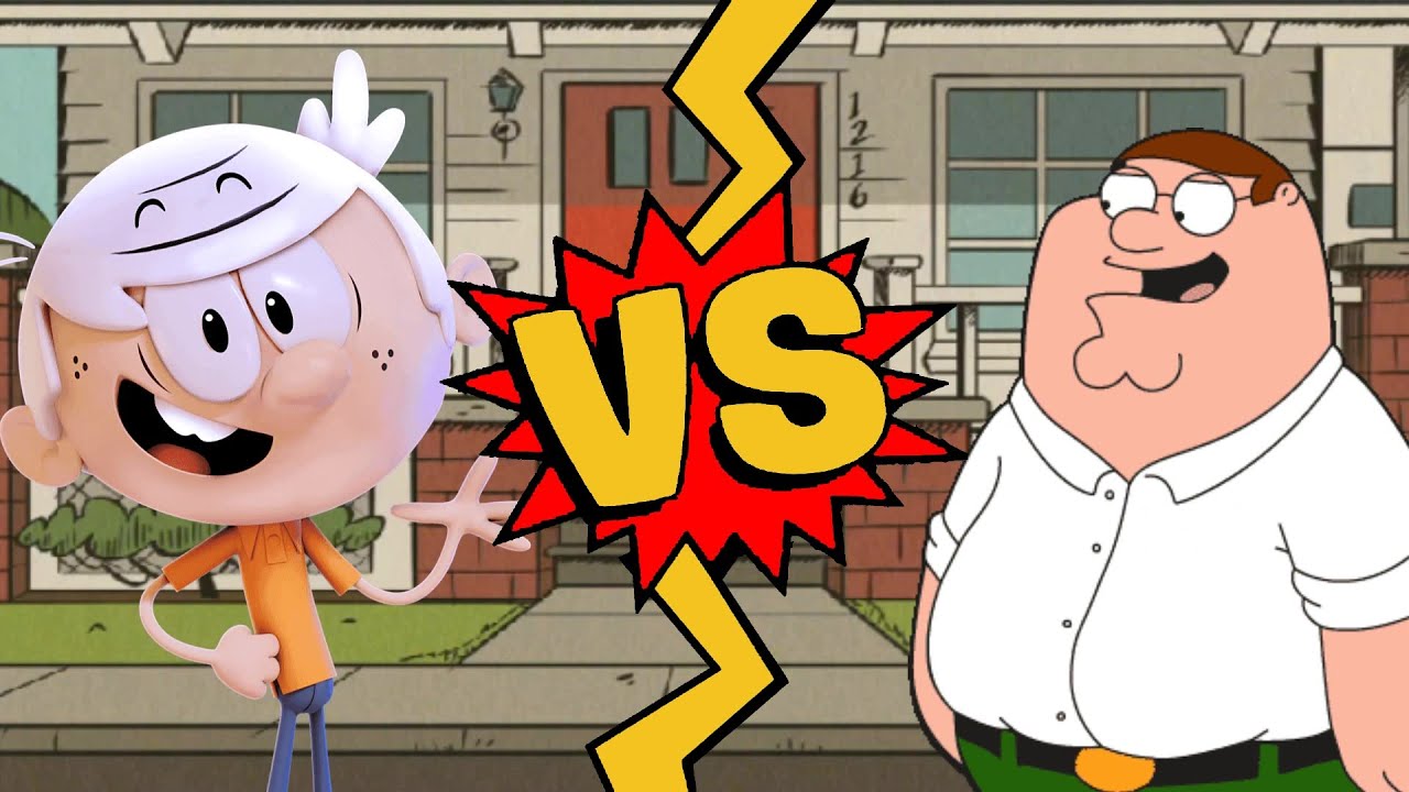 M.U.G.E.N. Battles | Lincoln Loud vs Peter Griffin | The Loud House vs ...