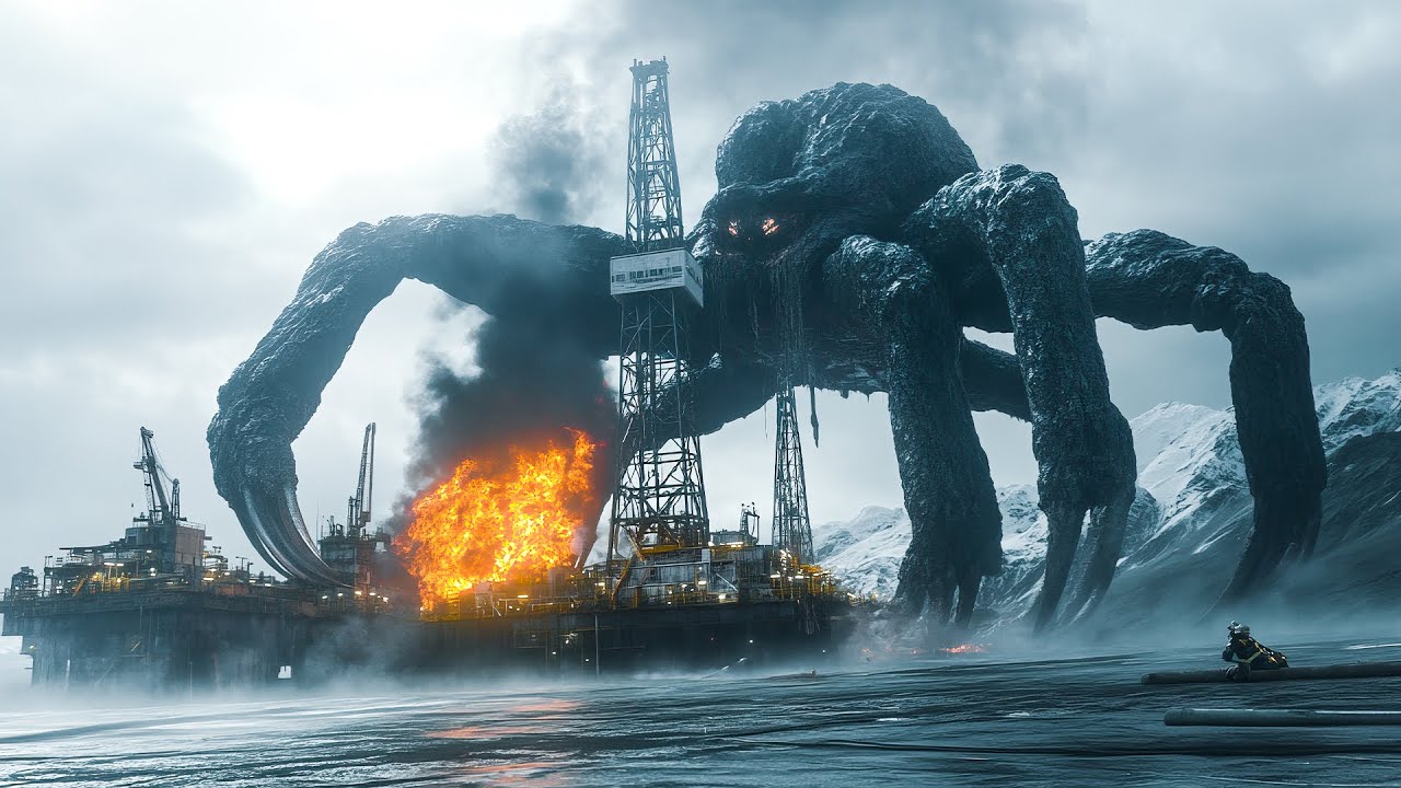 Oil Workers Try to Kill God Like Creature, Unaware it Will End Humanity ...