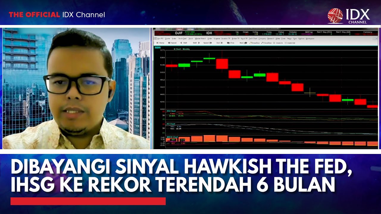 Dibayangi Sinyal Hawkish The Fed, IHSG ke Rekor Terendah 6 Bulan | IDX CHANNEL - YouTube