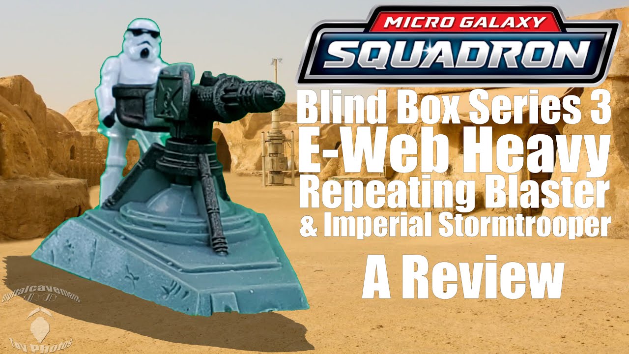 E-Web Blaster and Stormtrooper || A Star Wars Micro Galaxy Squadron ...