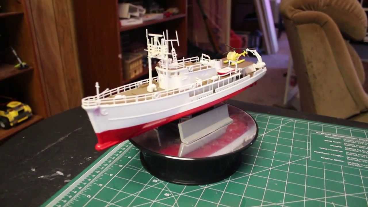1/125 Ocean Exploration Vessel Plastic Model Kit - YouTube