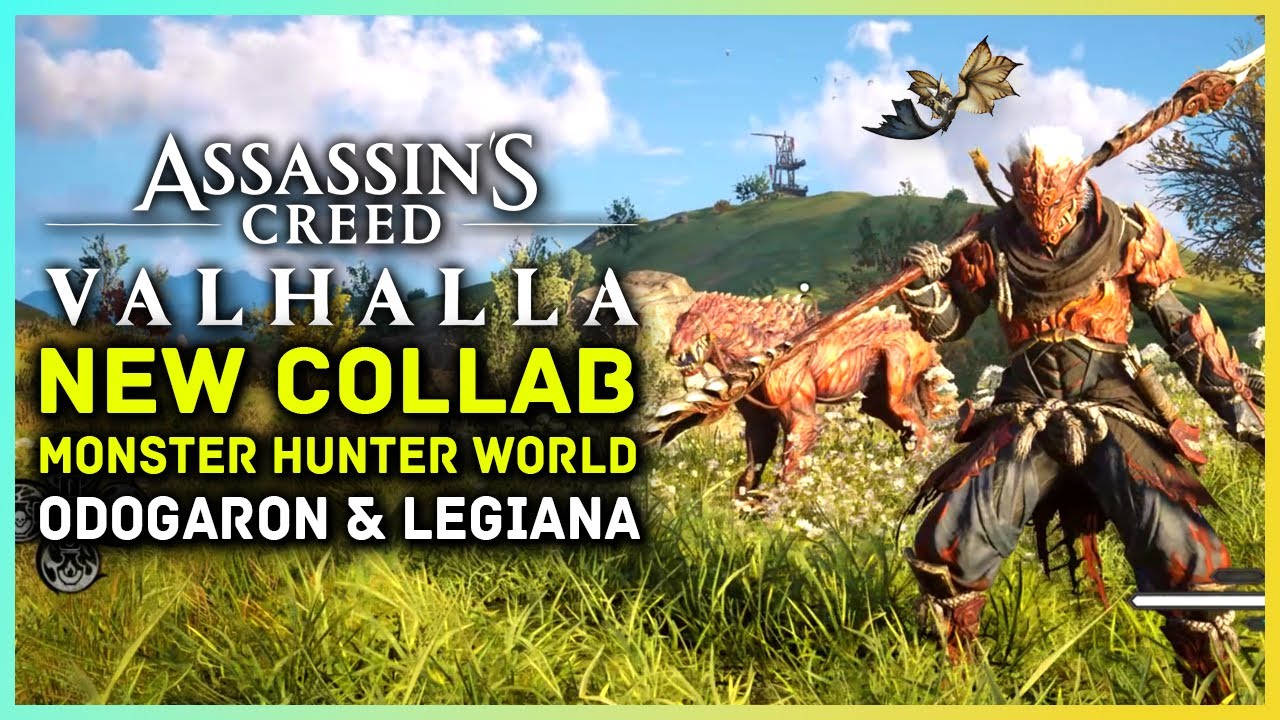 NEW Monster Hunter Odogaron & Legiana Collab In Assassins Creed ...