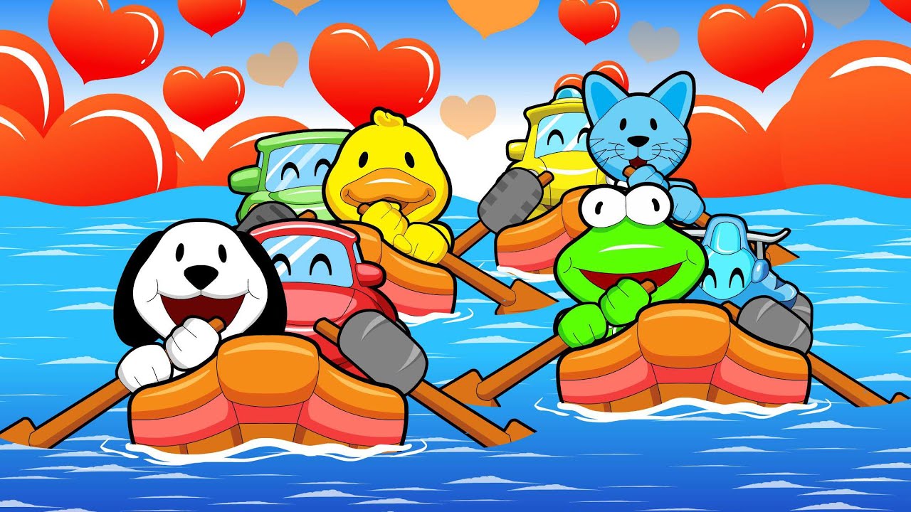 MV "Row Row Row Your Boat"@"Mr.Wheeler&Friends" & "Animals Tune" - YouTube