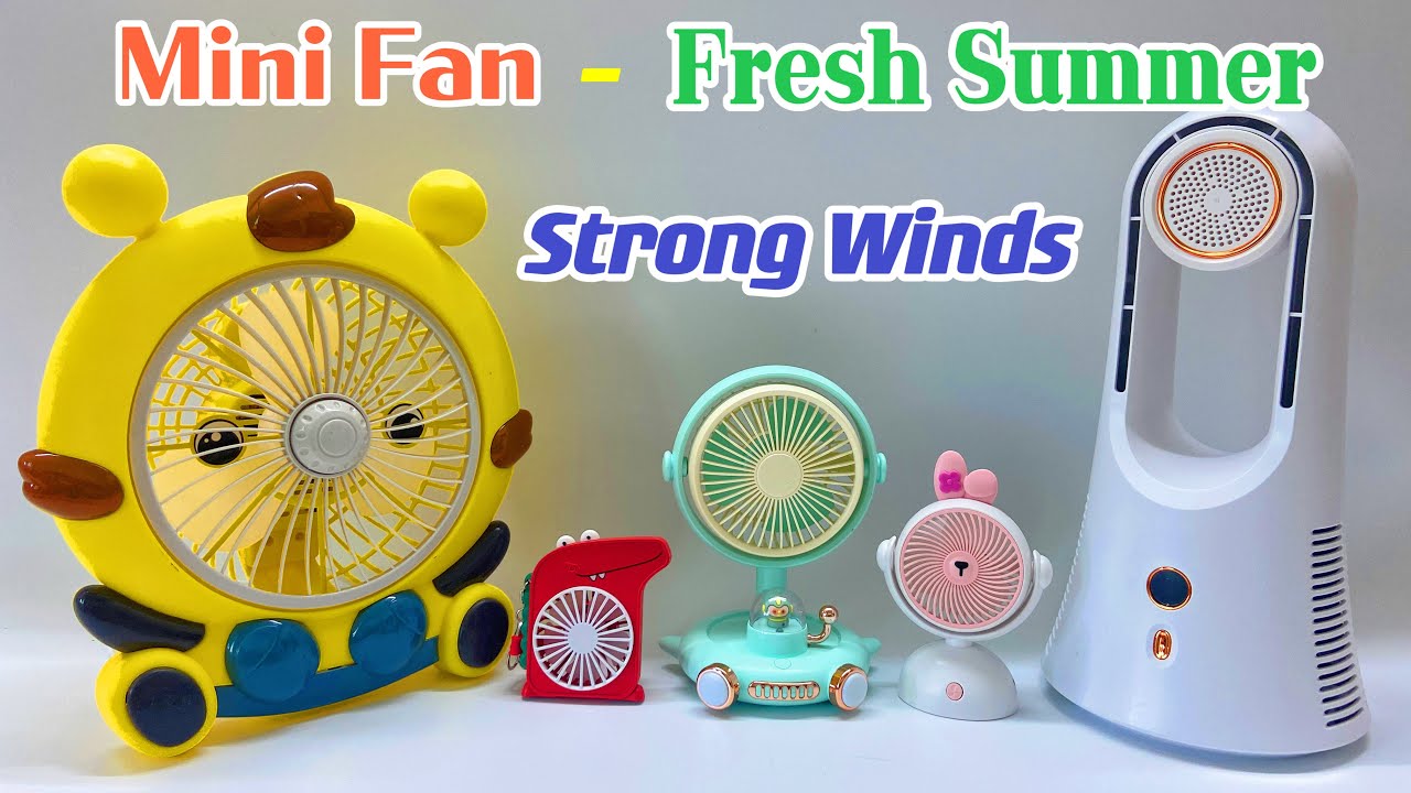 Mini handheld fan/Mini desktop fan-Strong Summer Winds| Unboxing And ...