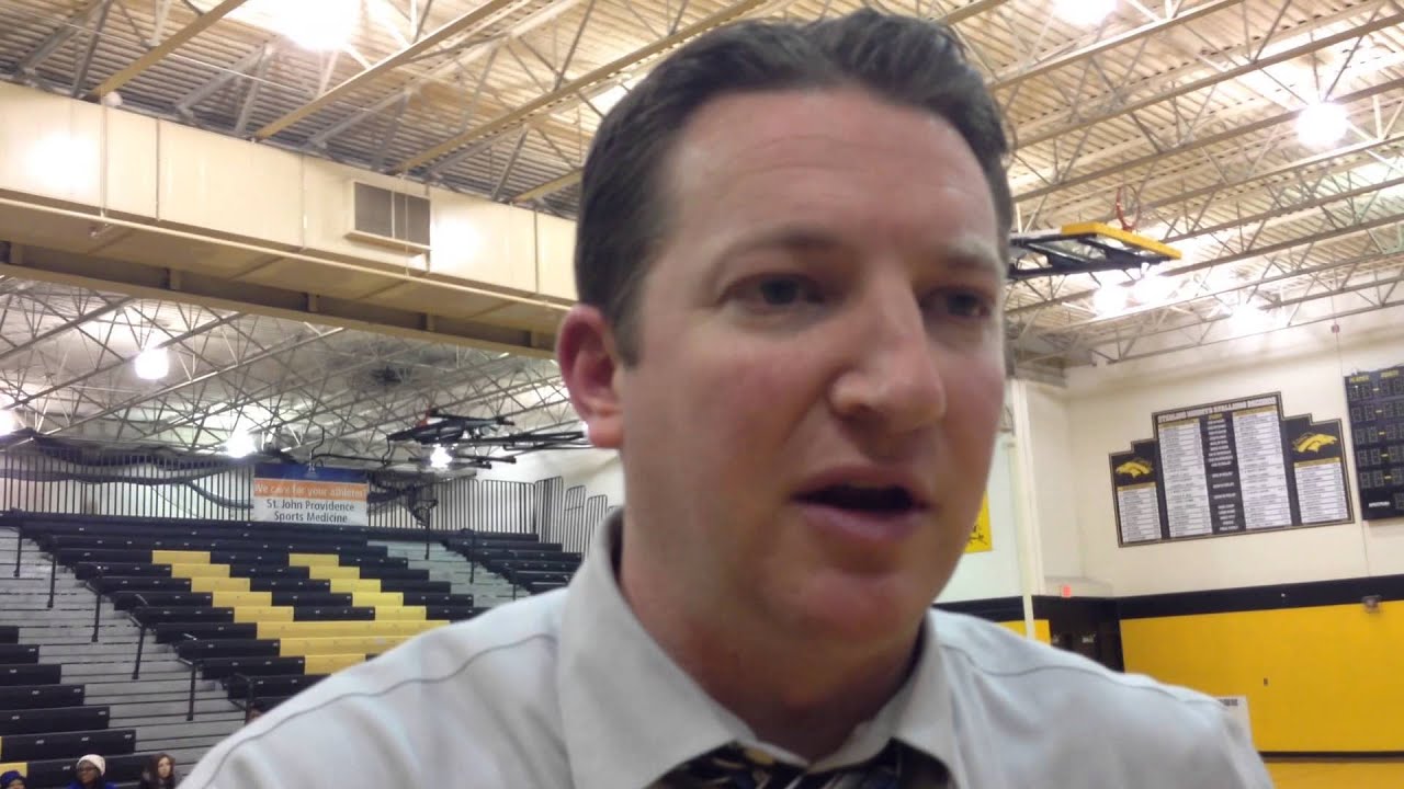 Sterling Heights coach Rick Repicky after victory over Eisenhower - YouTube
