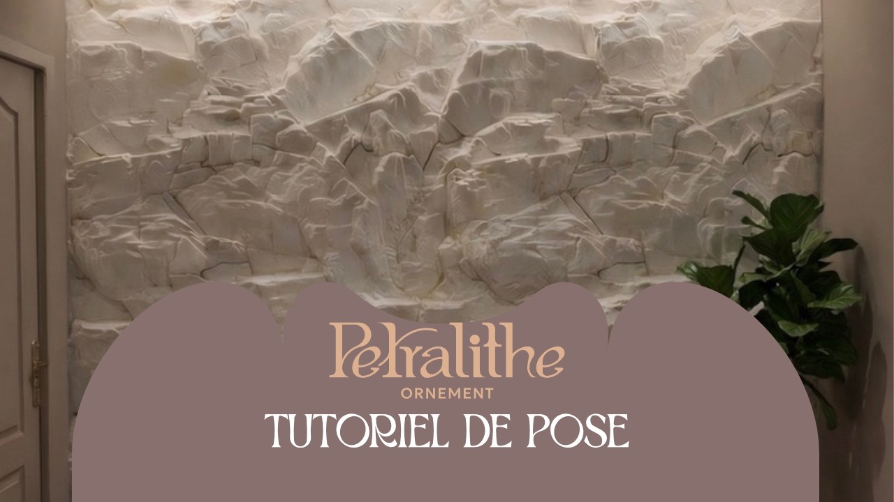 Pose de panneaux muraux effet pierre 3D | PETRALITHE - YouTube