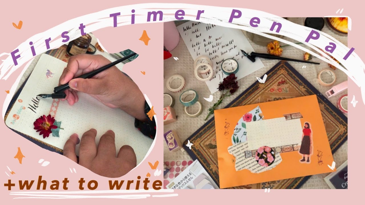 First Pen Pal Letter: What to WRITE? - YouTube
