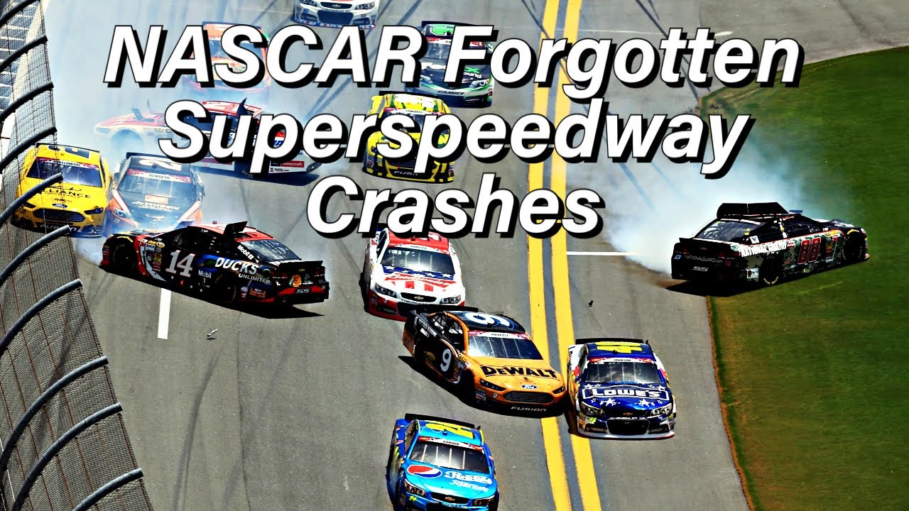 NASCAR Forgotten Superspeedway Crashes - YouTube