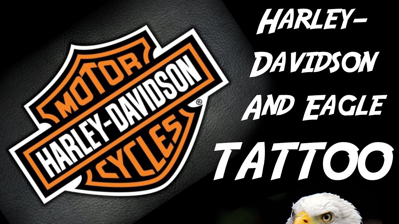 Harley Davidson Eagle Logos Tattoos