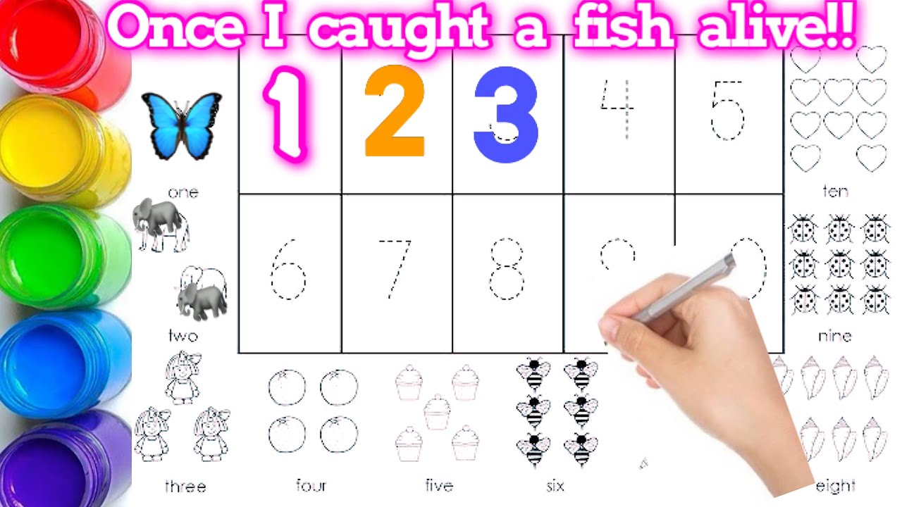 123 number counting,1234,Abc alphabets,A-Z,abcd phonics,shapes,rhymes ...