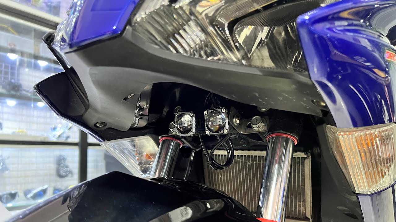 Lắp bi cầu mini Titan M10 Ultra cho Exciter 155 vva | H2 LED - YouTube