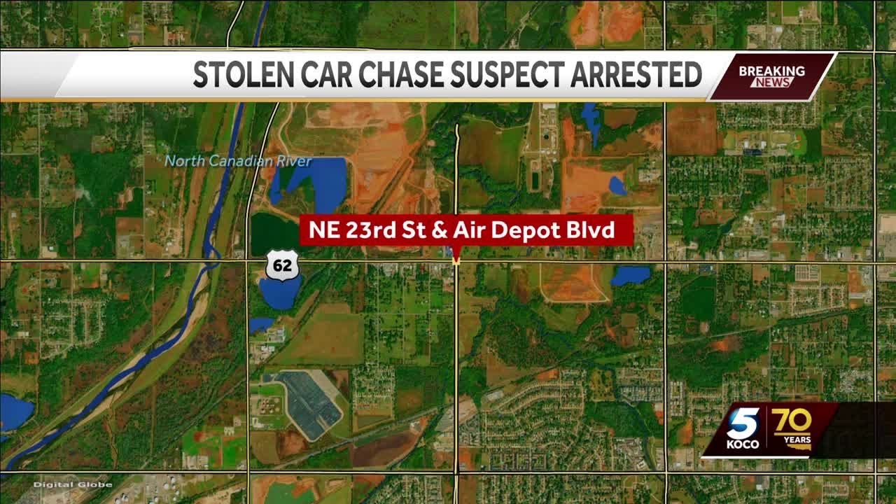 Suspect in custody after Midwest City police involved in pursuit of ...