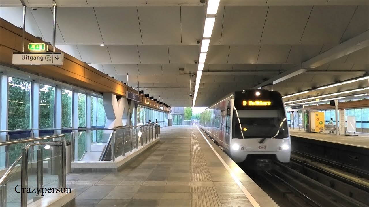 Metro Slinge Rotterdam - De Akkers Spijkenisse | RET Lijn D ...