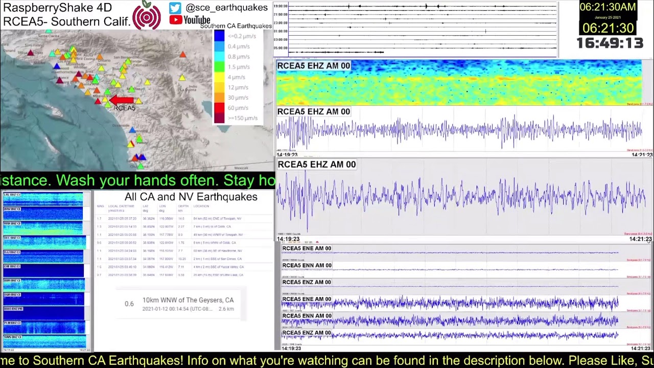 What Does Wind Look Like on a Seismograph? | Southern CA Earthquakes ...