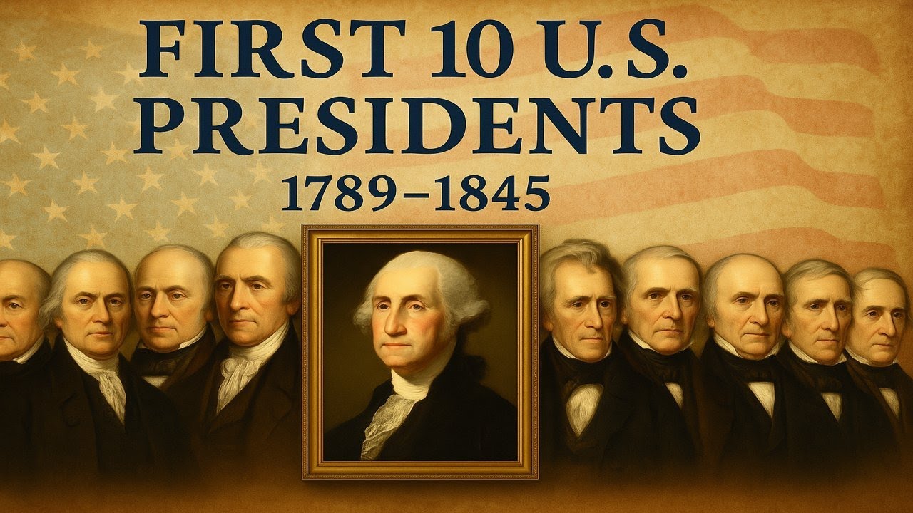 The First 10 U.S. Presidents: Fascinating Facts & Their Legacy! - YouTube