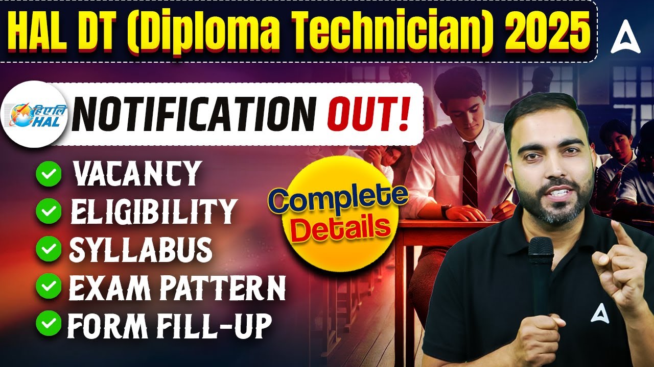 HAL Recruitment 2025 | HAL DT Vacancy, Eligibility, Syllabus, Exam ...