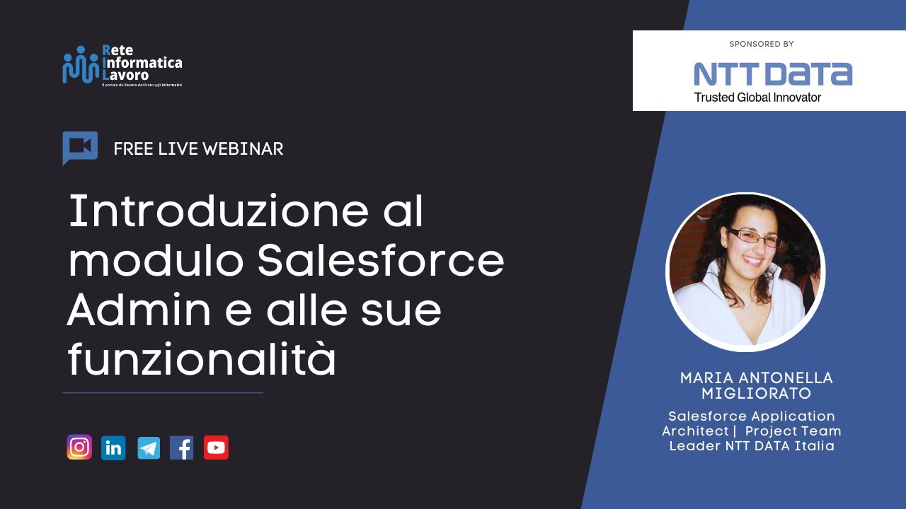 Introduzione al modulo Salesforce Admin e alle sue funzionalità. - YouTube